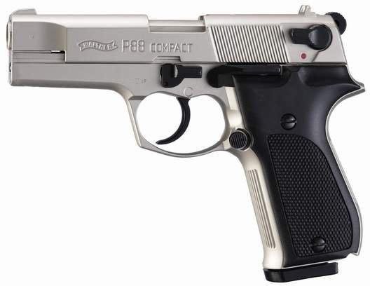Umarex Walther P88 Compact nikl plast cal.9mm | Zbrane-vzduchovky.cz