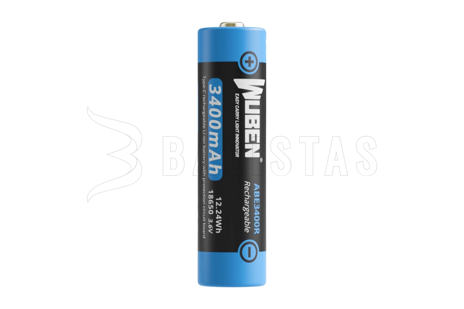 Baterie Wuben 3400B x Li-Ion 3400mAh R | Zbrane-vzduchovky.cz